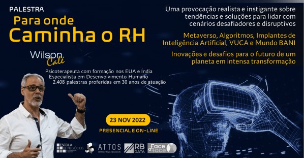 Para onde Caminha o RH | Palestra com Wilson Calé | on-line - online ...