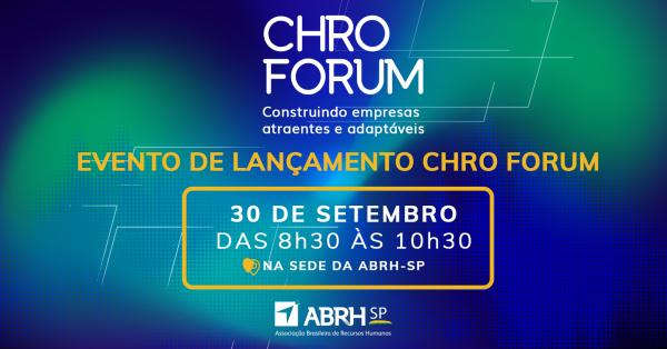 Lançamento CHRO Forum em São Paulo - Sympla