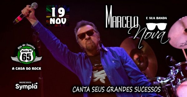 MARCELO NOVA Canta Seus Grandes Sucessos em Rio de Janeiro - Sympla