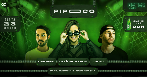 PIPOCO em Recife - Sympla