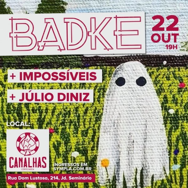 Badke em Campo Grande - Sympla