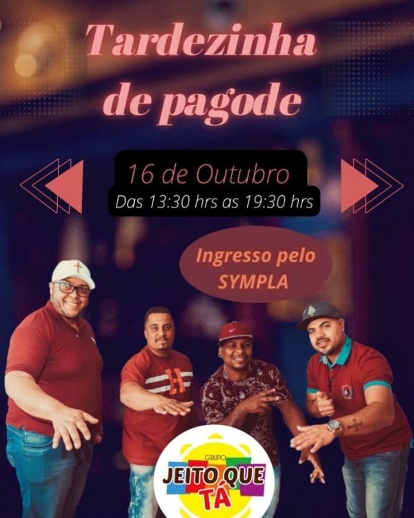 Tardezinha de Pagode em Contagem - Sympla