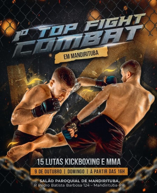 1 TOP FIGHT COMBAT em Mandirituba - Sympla