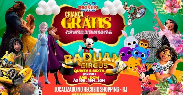 Raduan circus em Rio de Janeiro - Sympla