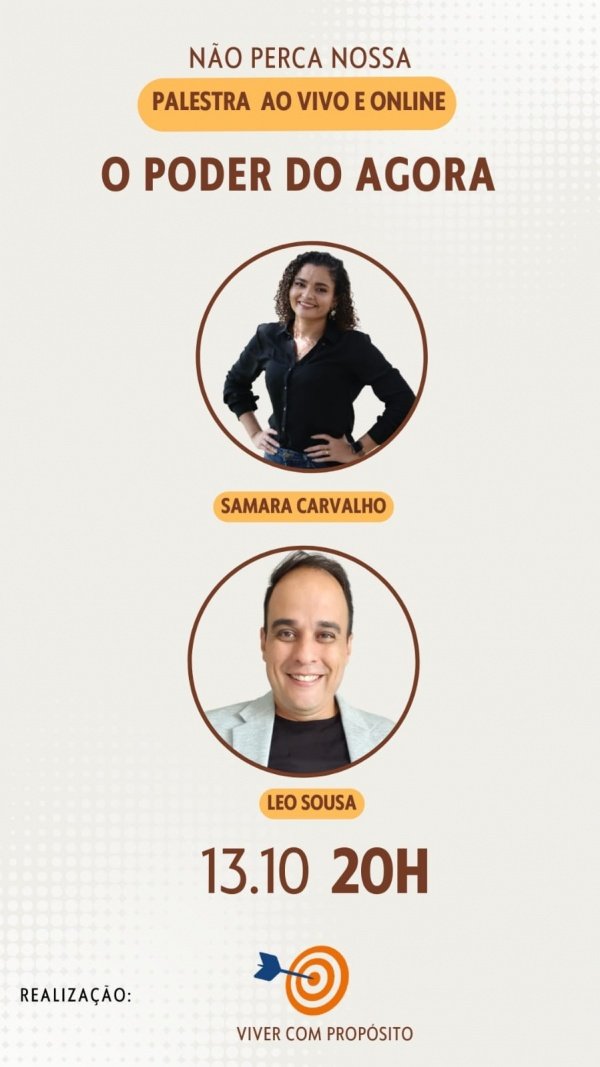 O poder do agora - online - Sympla