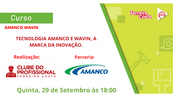 TECNOLOGIAS AMANCO WAVIN, A MARCA DA INOVAÇÃO em Recife - Sympla