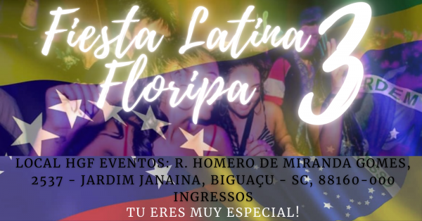 Fiesta Latina Floripa 3 em Biguaçu - Sympla