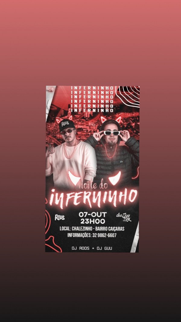 Noite Do Inferninho 1ªediÇÃo Em Barbacena Sympla