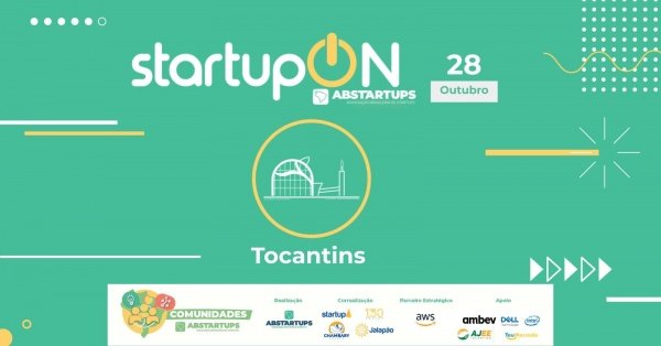 StartupON Tocantins 2022 em Palmas - Sympla