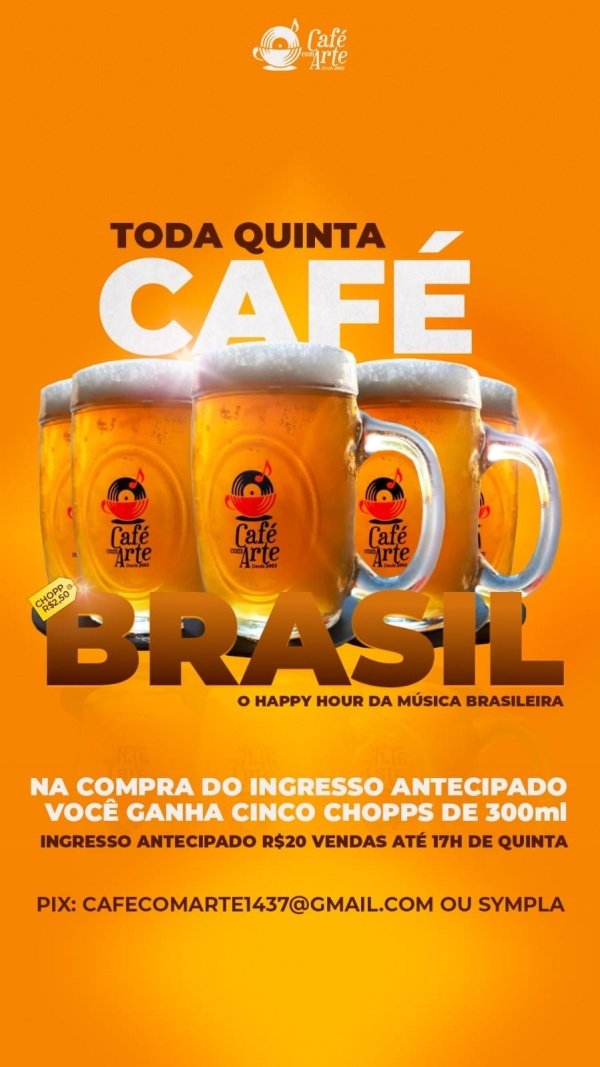 CAF BRASIL O HAPPY HOUR DA M SICA BRASILEIRA Em Bel m 2023 Sympla CAF BRASIL O HAPPY HOUR DA M SICA BRASILEIRA Em Bel m 2023 Sympla