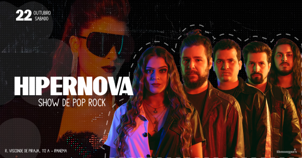Banda Hipernova: pop rock live music em Rio de Janeiro - Sympla
