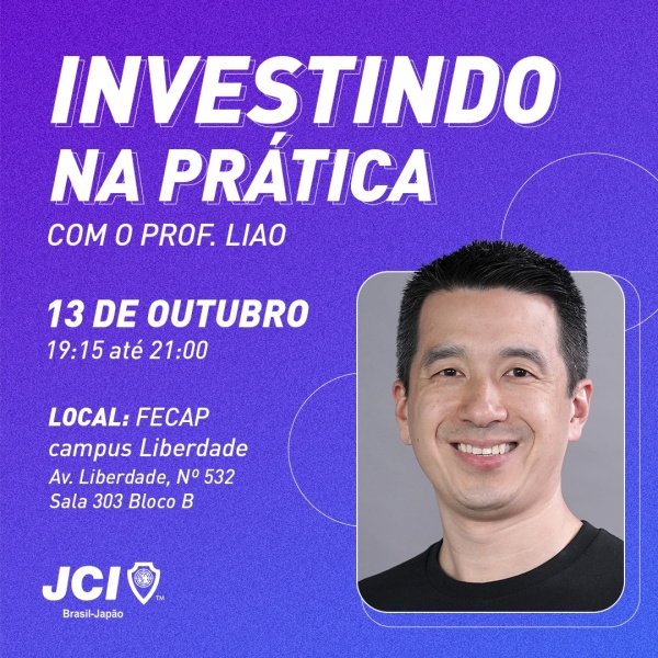 Investindo na Prática com Prof. Liao em São Paulo - Sympla