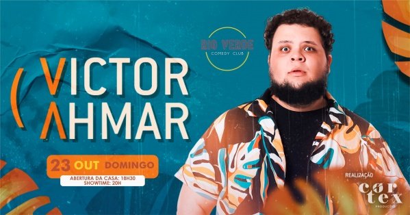 VICTOR AHMAR STAND UP em Rio Verde - Sympla