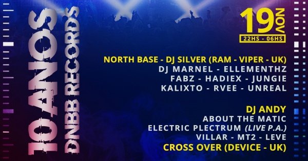 DNBB Records 10 anos! - Drum and Bass Music History! em São Paulo - Sympla
