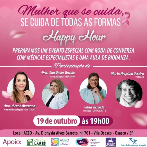 MULHER QUE SE CUIDA em Osasco - 2023 - Sympla