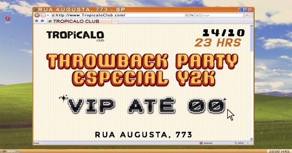 TBP * Throwback Party Especial Y2K em São Paulo - Sympla
