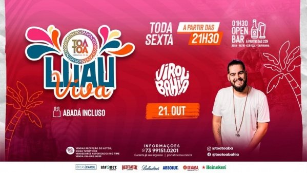 Luau Tôa Tôa - 21/10/2022 - Sexta - Feira em Porto Seguro - Sympla