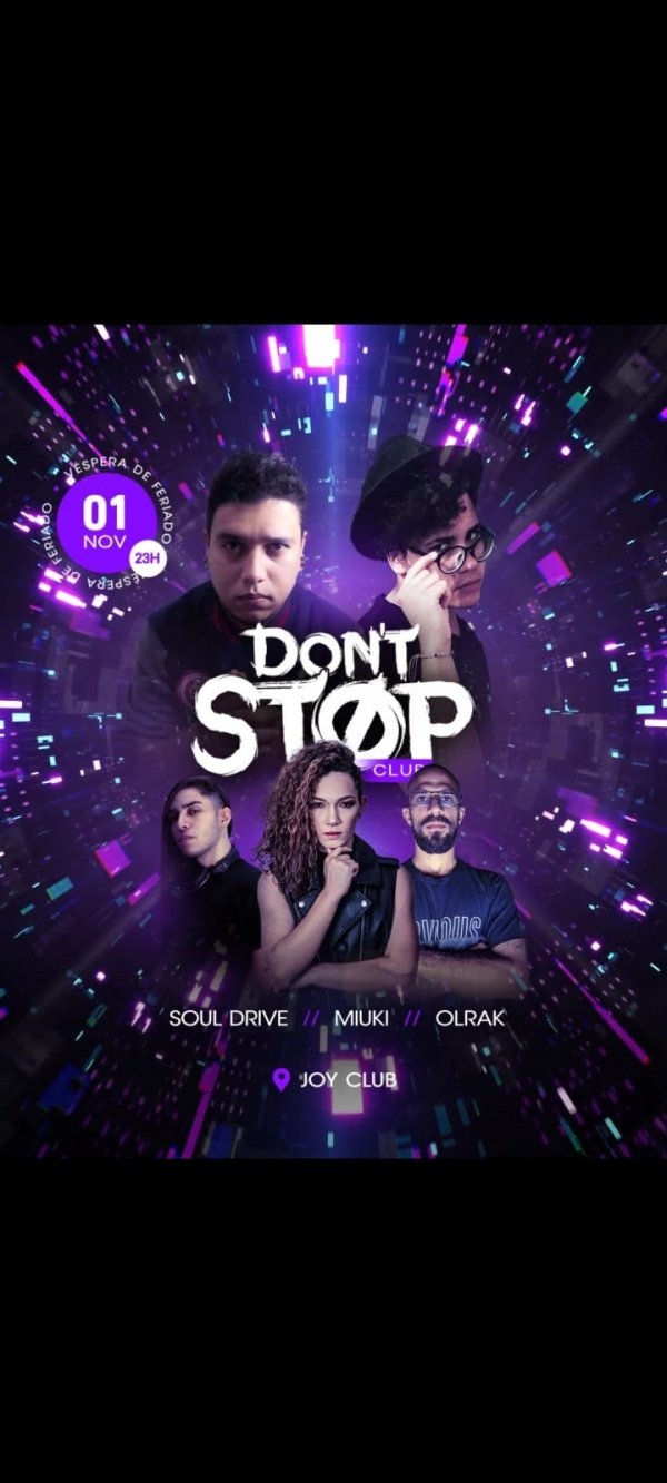 Dont Stop Club Segunda Edição em Maceió - Sympla