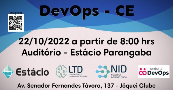 Meetup DEvOps - Ceará em Fortaleza - Sympla
