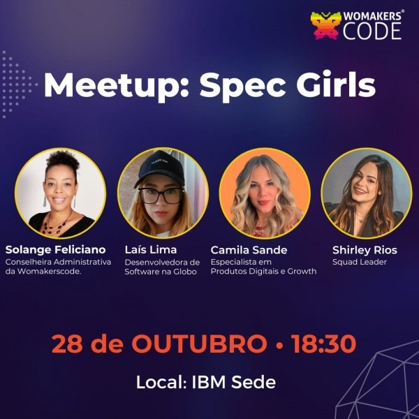 Womakerscode + Nerdgirlz apresenta: Spec Girlz em São Paulo - Sympla