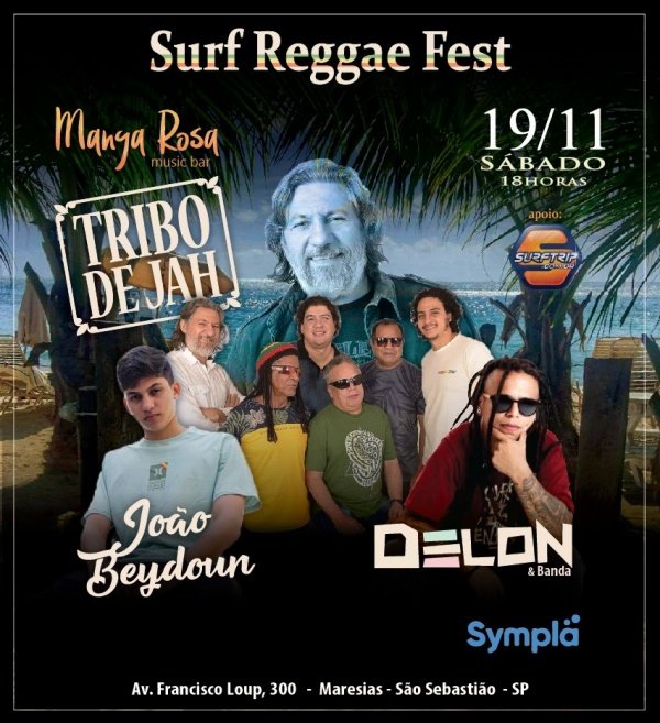Surf Reggae Fest em São Sebastião - Sympla