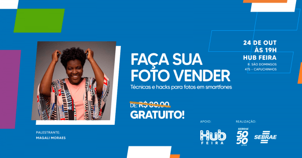 FAÇA A SUA FOTO VENDER em Feira de Santana - Sympla