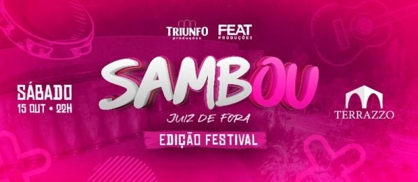 Sambou Festival - Cortesia Consumação em Juiz de Fora - Sympla