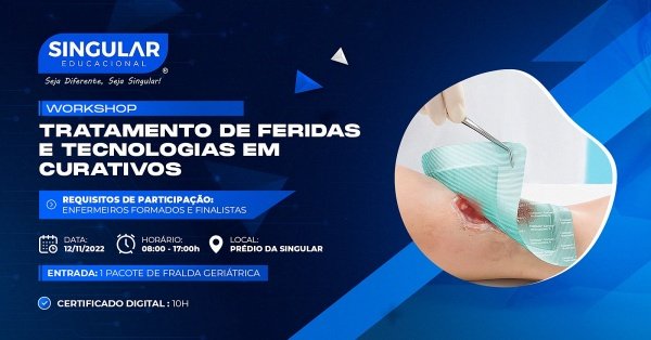 WORKSHOP | TRATAMENTO DE FERIDAS E TECNOLOGIAS EM CURATIVOS em Manaus ...