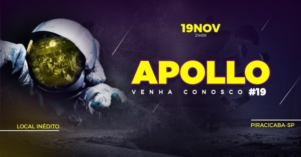 Apollo#19 em Piracicaba - Sympla