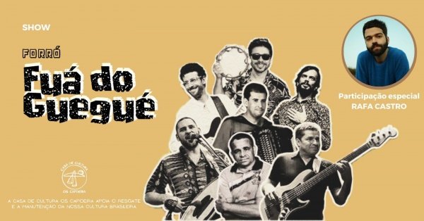 Fuá do Guegué convida Rafa Castro em São Paulo - 2023 - Sympla