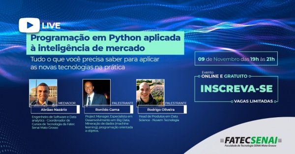 Python aplicado a inteligência de mercado - online - Sympla