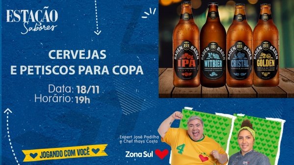 CERVEJAS E PETISCOS PARA COPA - BARRA em Rio de Janeiro - Sympla