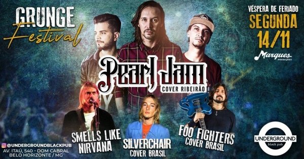 GRUNGE FESTIVAL em Belo Horizonte - Sympla