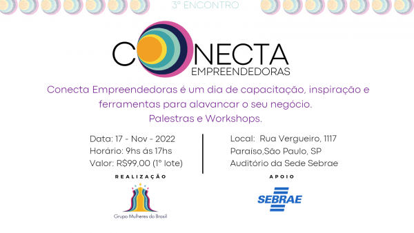 Conecta Empreendedoras em São Paulo - Sympla