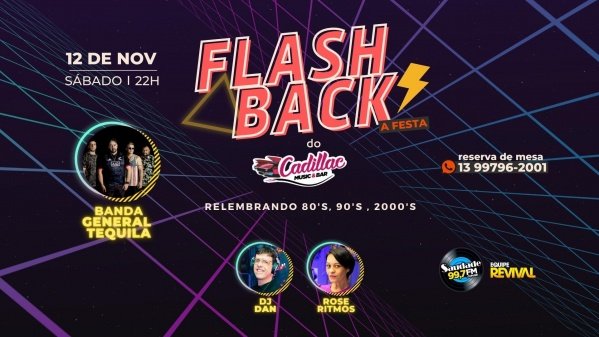 Flashback do Cadillac Bar em Santos - Sympla