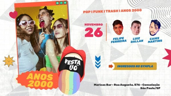 FESTA UÓ SP - ANOS 2000 em São Paulo - Sympla