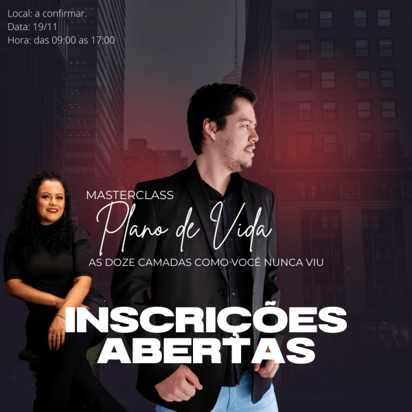 Plano de Vida - As doze camadas como você nunca viu em Goiânia - Sympla