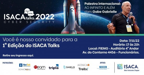 ISACA talks 2022 em Belo Horizonte - Sympla