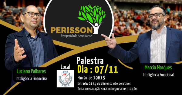 Palestra Perisson | Prosperidade Abundante em Cosmópolis - Sympla