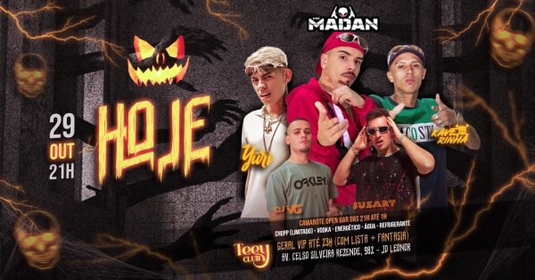 Halloween Teey Club em Campinas - Sympla