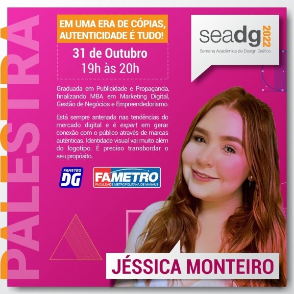 PALESTRA Em uma era de cópias, autenticidade é tudo- JESSICA MONTEIRO ...
