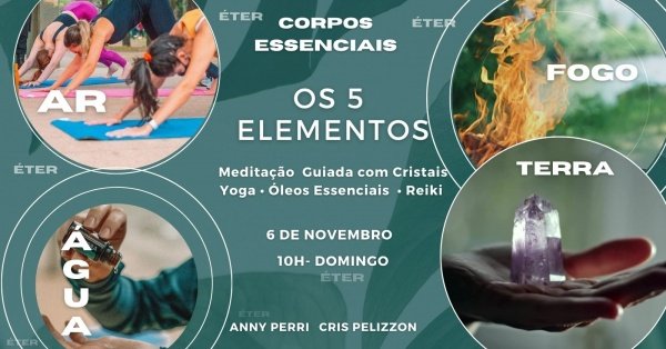 Corpos Essenciais 5a Edição - Os 5 Elementos em São Paulo - Sympla