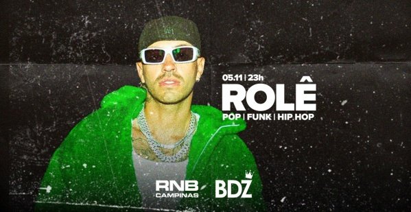 Rolê no BDZ - 05.11 - Funk I Pop I Hip Hop em Campinas - Sympla