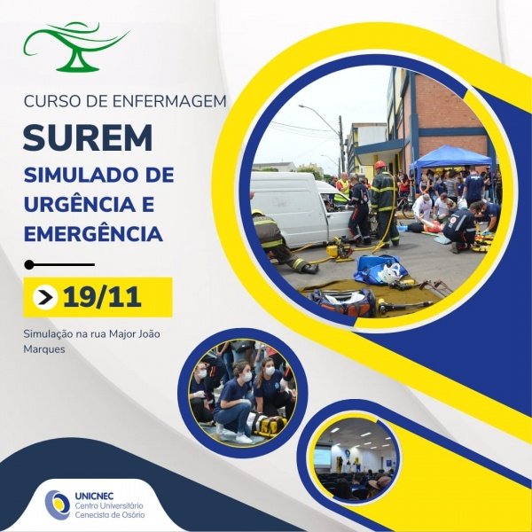 (SUREM) SIMULADO DE URGÊNCIA E EMERGÊNCIA 2022 em Osório - Sympla