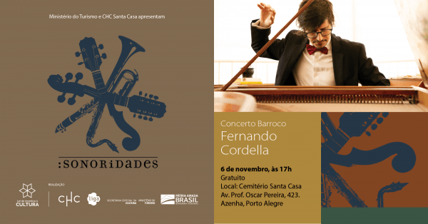 Sonoridades - Fernando Cordella e CONCERTO BARROCO em Porto Alegre - Sympla
