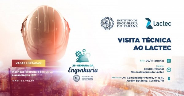 Visita Técnica ao Lactec em Curitiba - Sympla