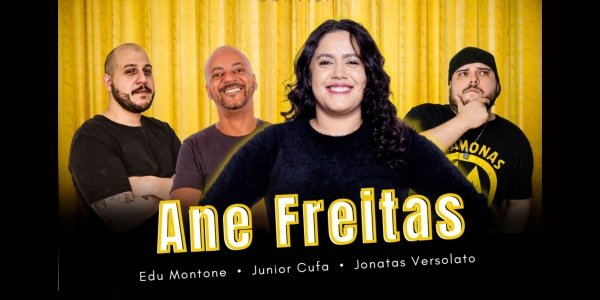 Vem de Riso convida Ane Freitas em Santos - Sympla
