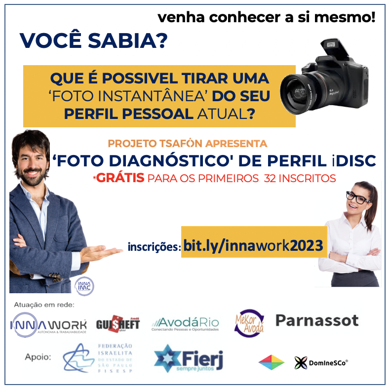 INNA WORK | Projeto Tsafon apresenta DIAGNOSTICO DE PERFIL DISC em 4 ...