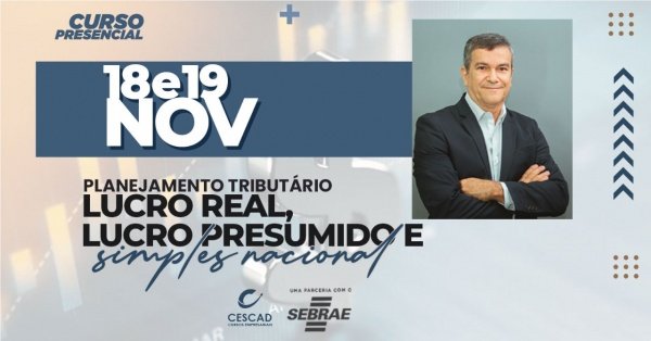 SEBRAE-PE (PRESENCIAL) PLANEJAMENTO TRIBUTÁRIO - LUCRO REAL, LUCRO ...