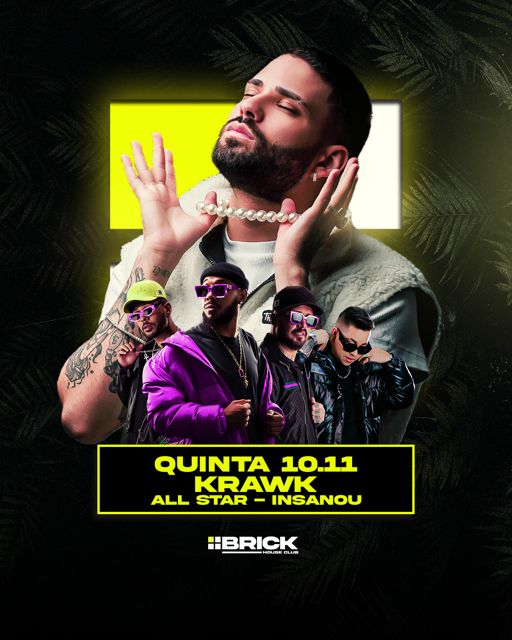 Brick House apresenta: Krawk, All Star e Insanou em Anápolis - Sympla